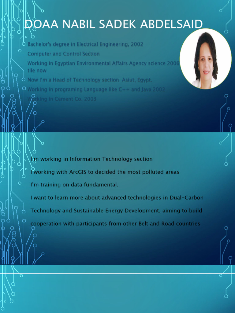 Doaa Nabil Sadek Abdelsaid | PDF | Renewable Energy | Sustainable Energy