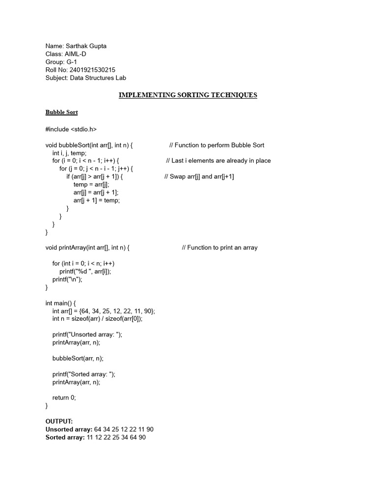 Untitled Document | PDF | Software Engineering | Algorithms And Data Structures