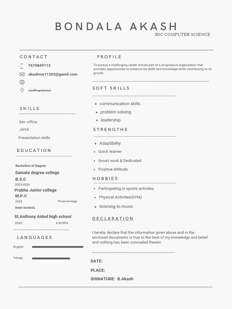 Akash Resume | PDF