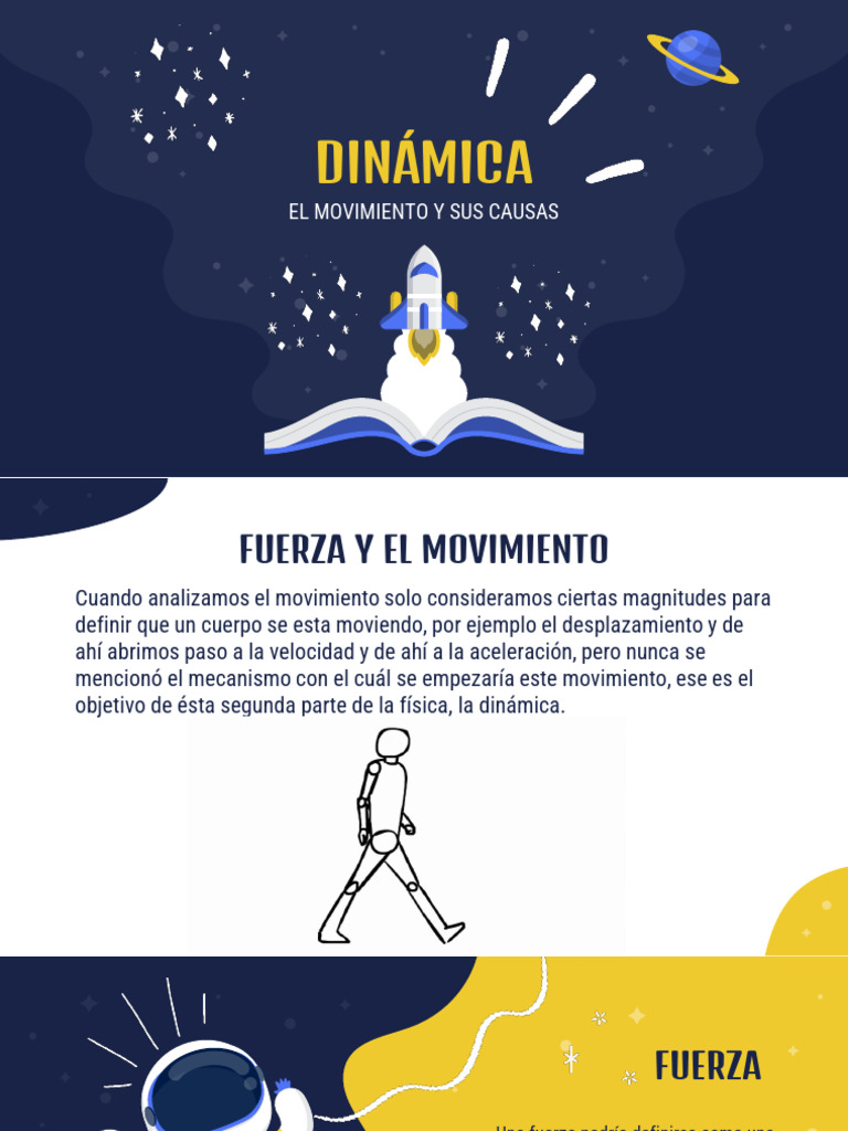 Dinámica: Fuerzas y Movimiento en Física | PDF | Fuerza | Gravedad