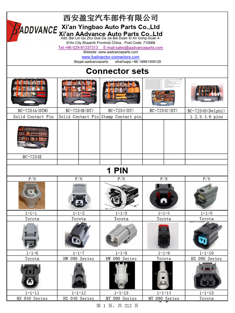 2025new Updated Automotive Connectors (1) | PDF | Car | Automotive Industry