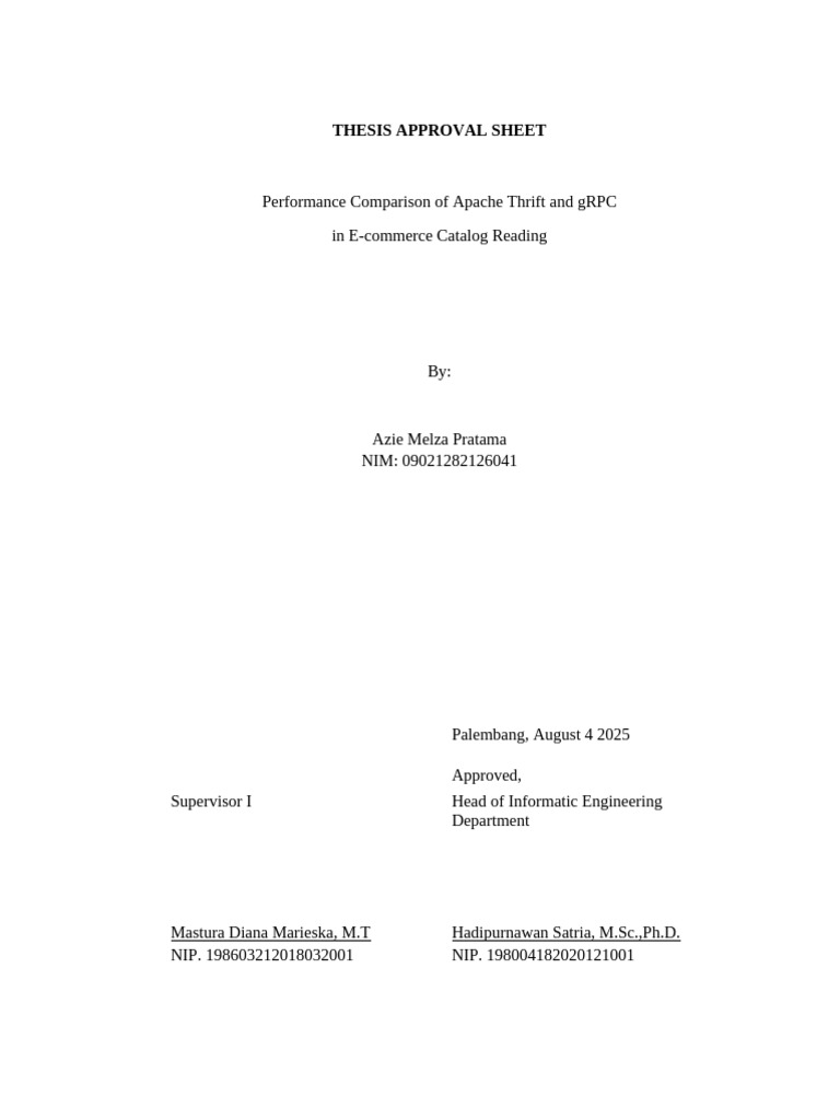 Thesis Approval Sheet Azie-2 | PDF | Information Technology Management | Software Architecture