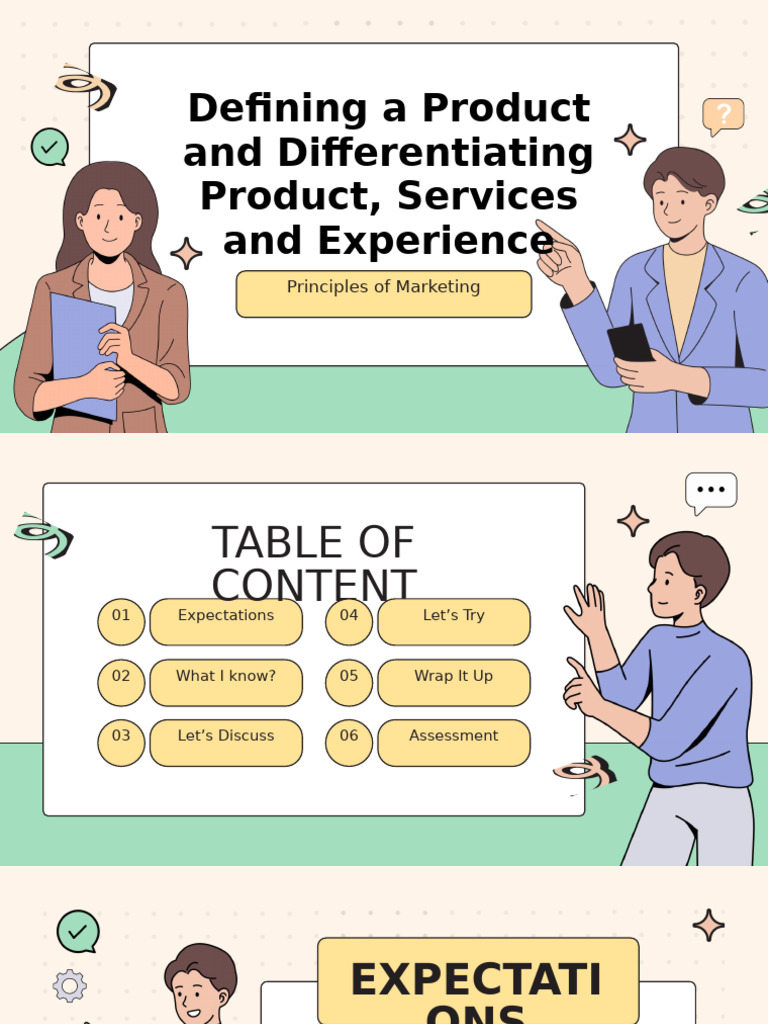 Defining A Product and Differentiating Product Services and Experiences ...