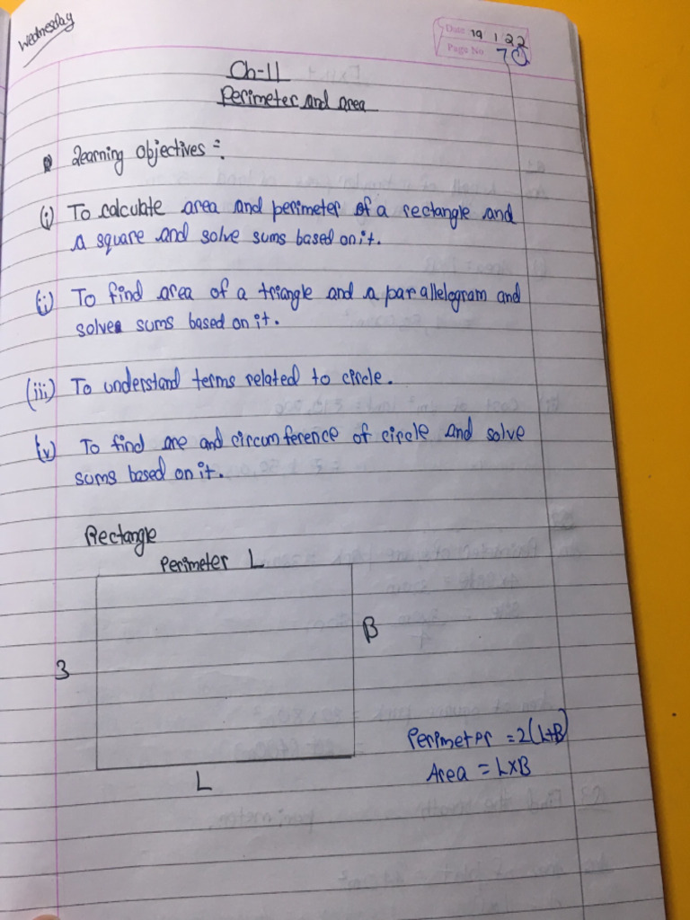 Perimeter and Area | PDF
