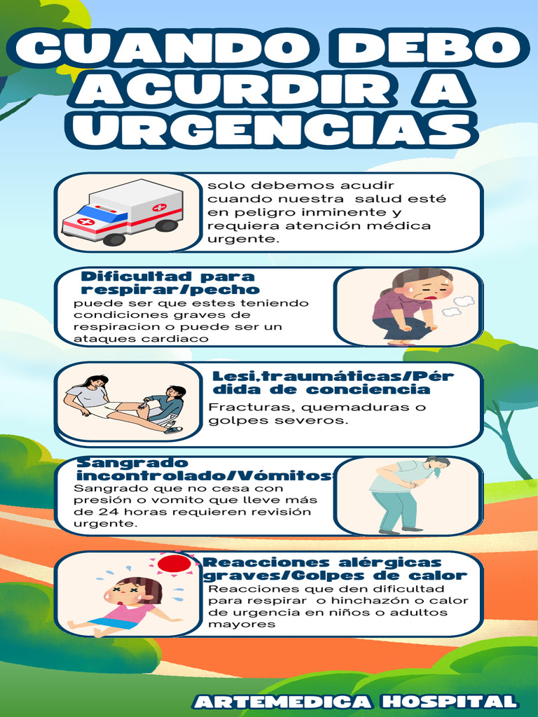 Cuándo Acudir a Urgencias Médicas | PDF