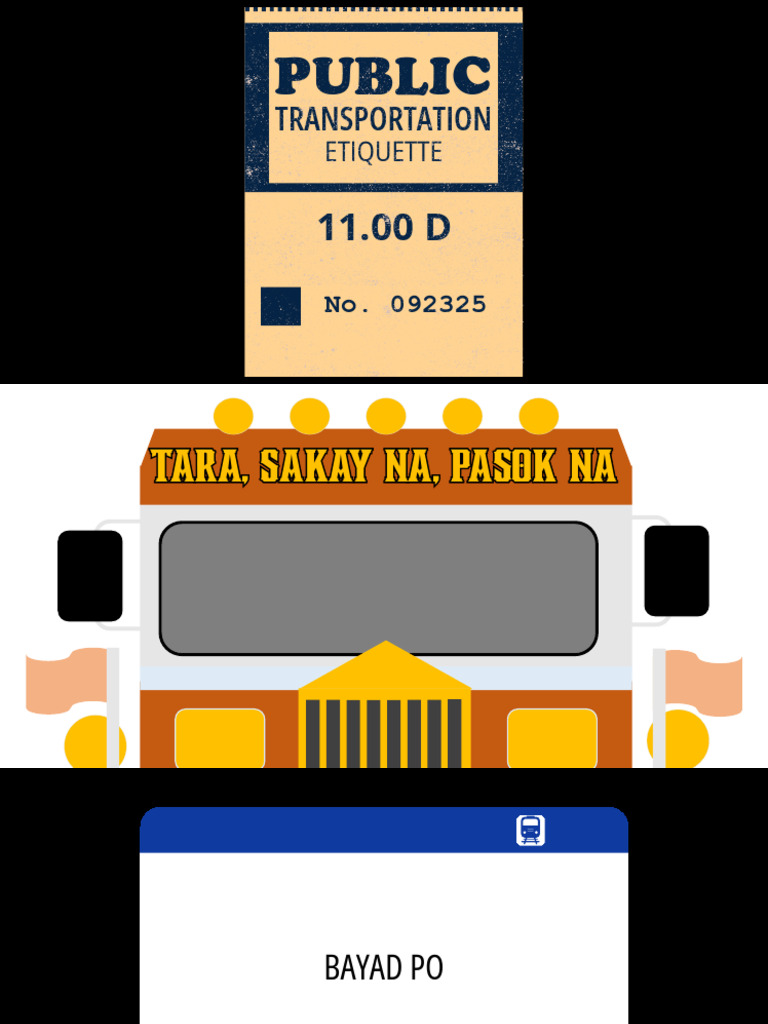 Public Transportation Etiquette | PDF