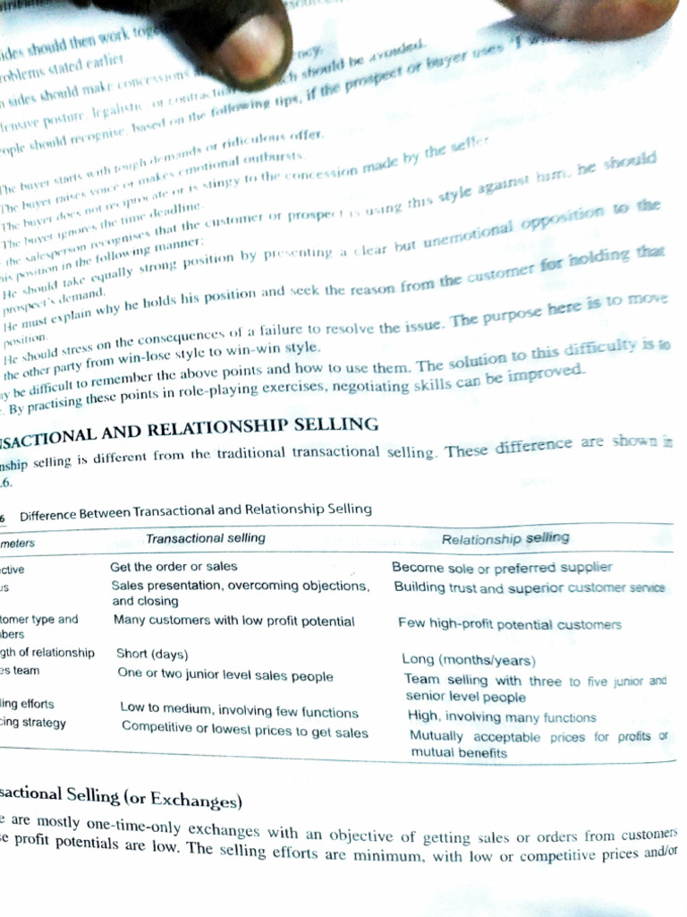 Transactional vs. Relationship Selling | PDF | Sales | Business Economics