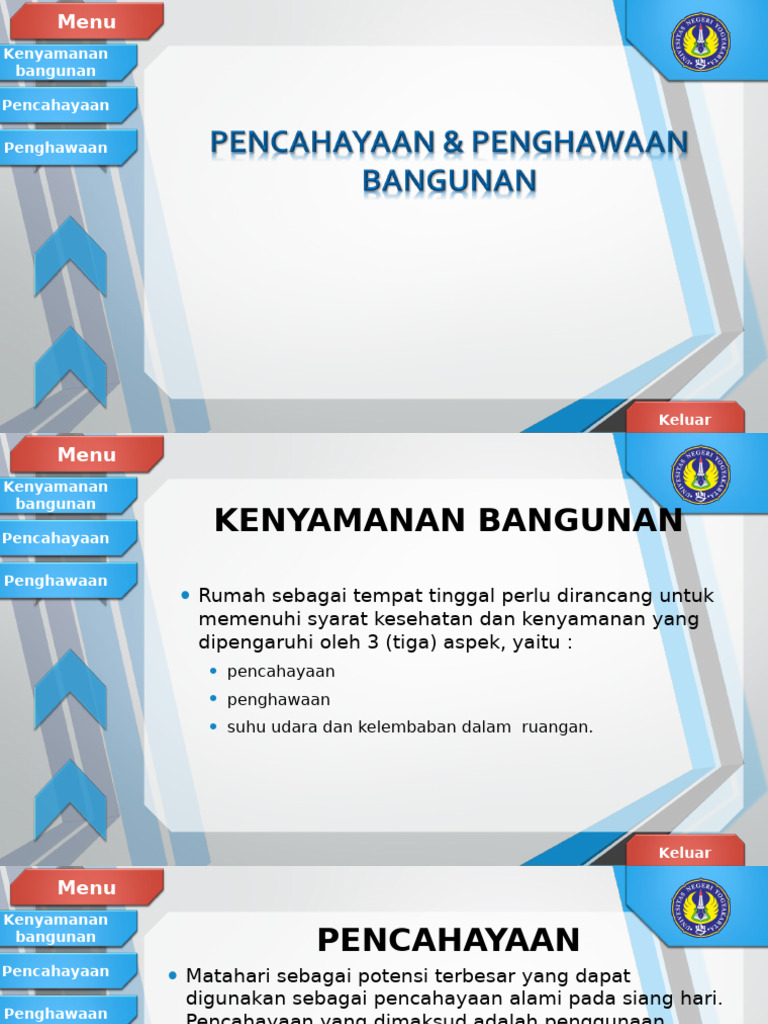 Pencahayaan Dan Penghawaan Bangunan | PDF