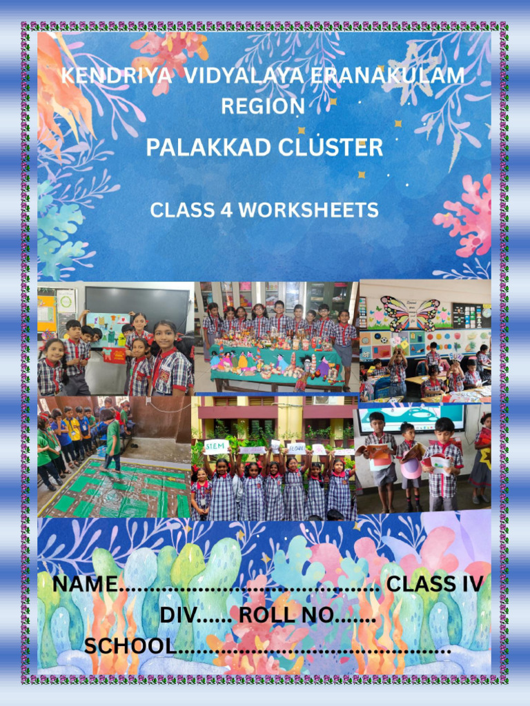 Cluster Level Class 4 Worksheet | PDF