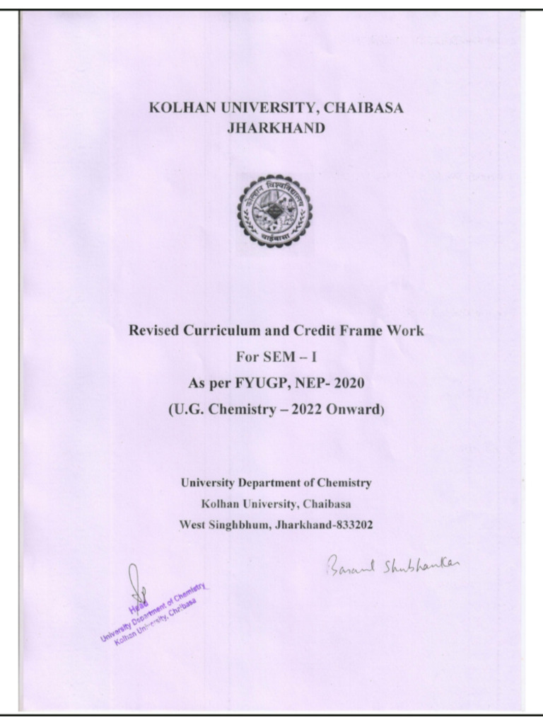 U.G.chemistry. mdc-1 | PDF