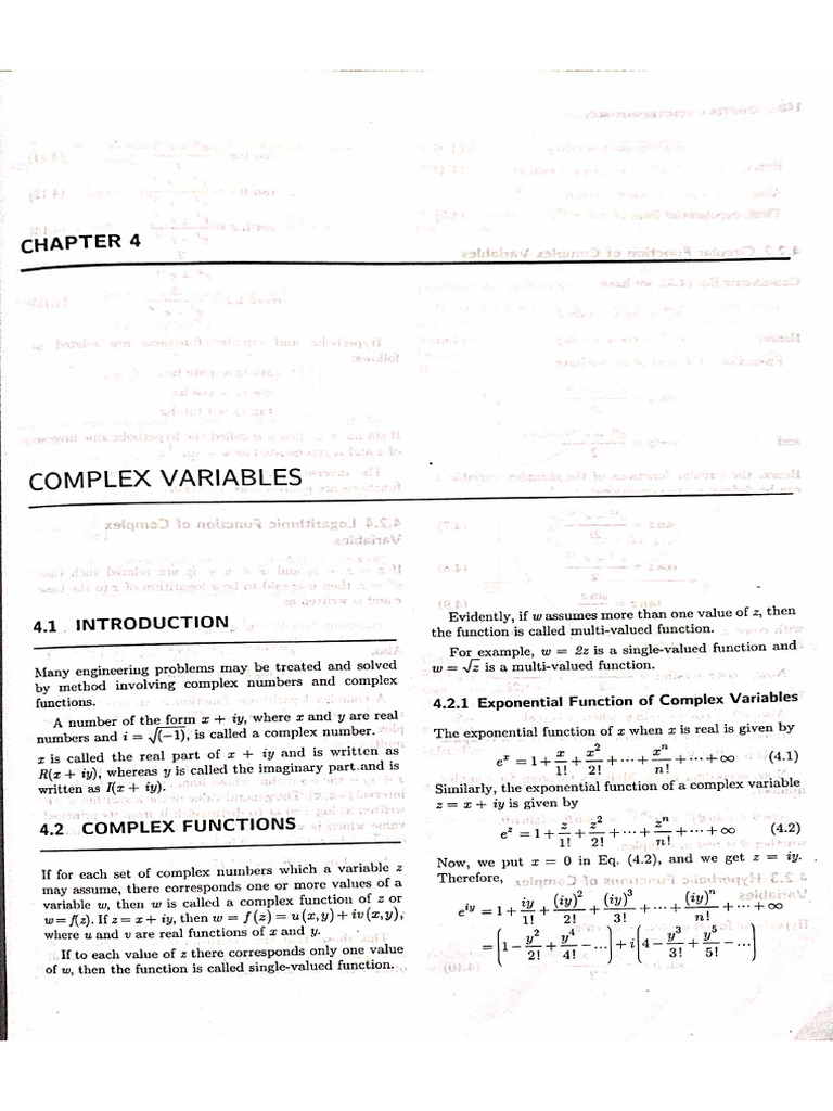 Complex Variables | PDF