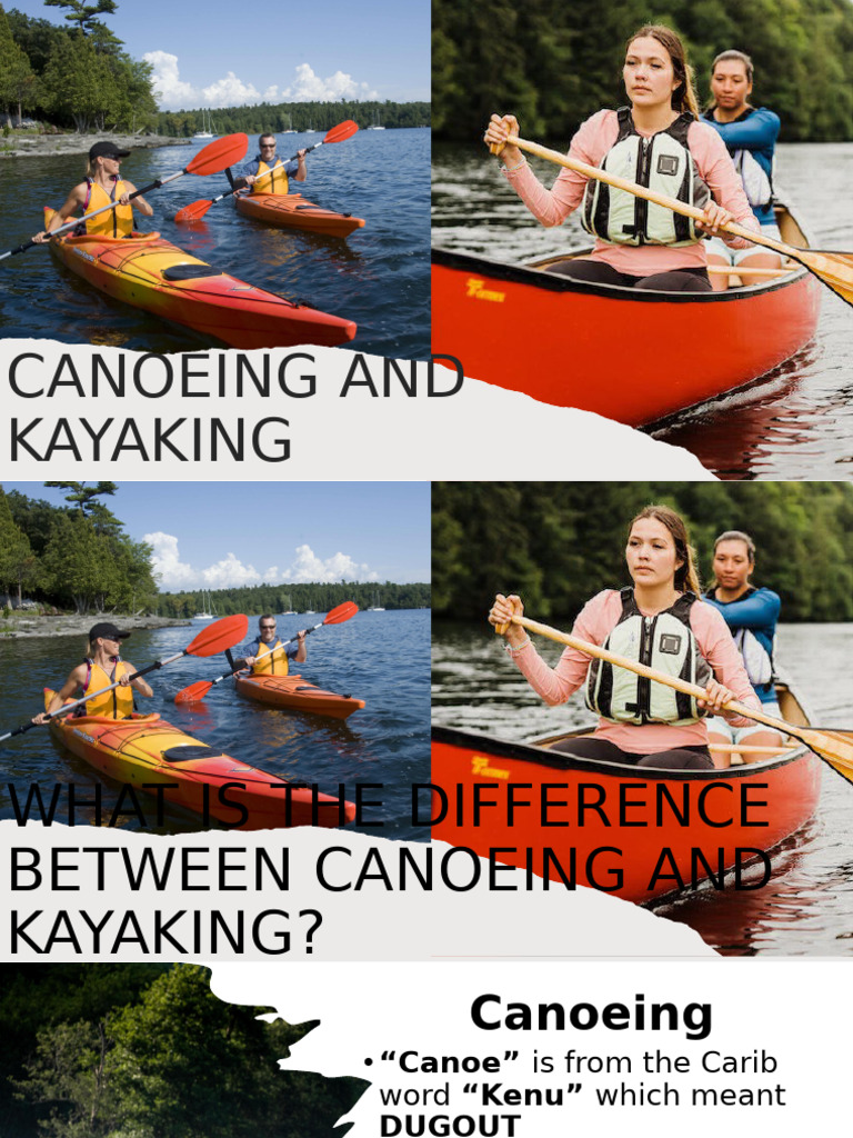 Canoeing and Kayaking | PDF | Kayak | Canoe