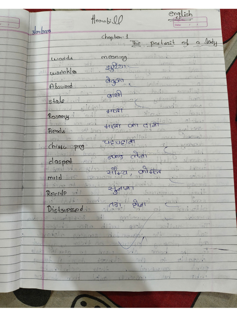 English Handwritten Notes 2025 | PDF