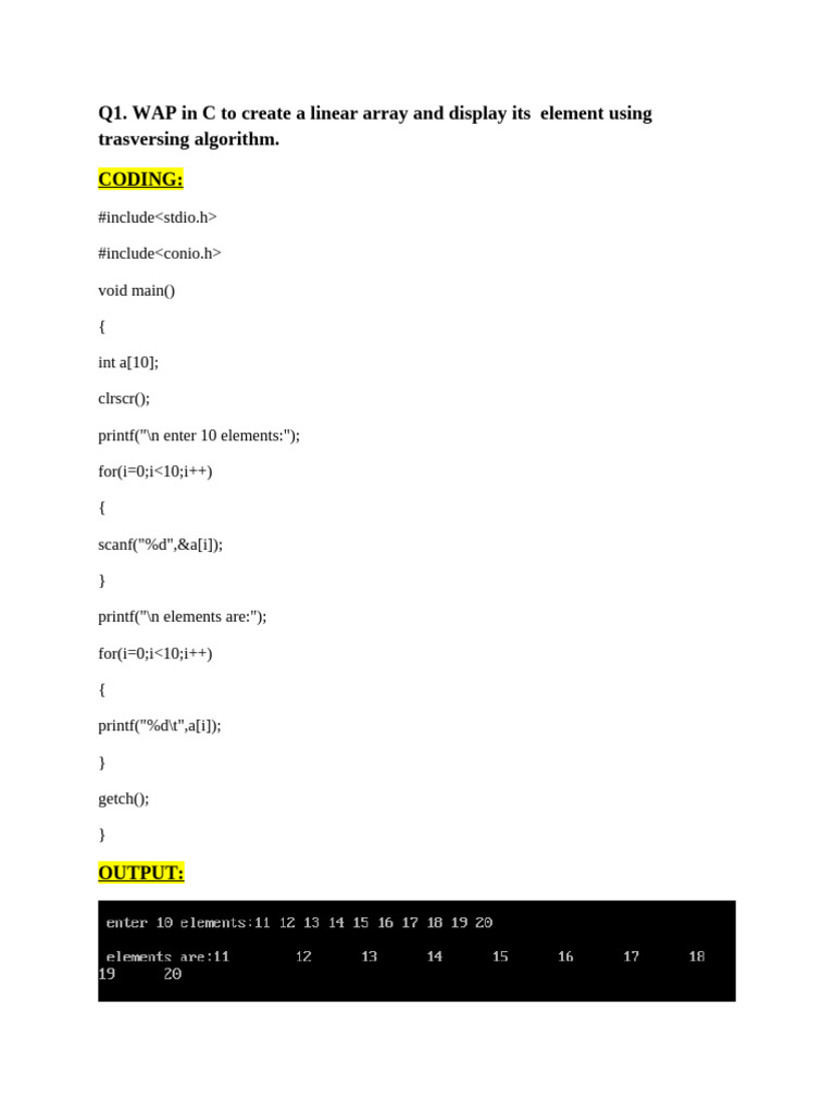 Simran Thakur Algorithm (3) (1) | PDF | Queue (Abstract Data Type ...