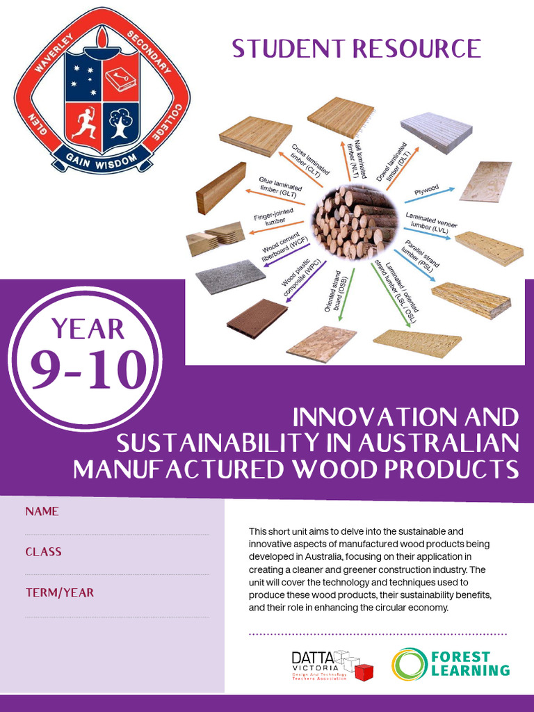 Student Resource - InnovationInManufactuerdWoodProducts | PDF | Lumber ...