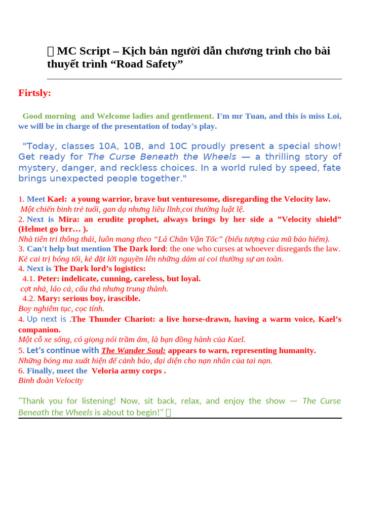 ? MC Script | PDF
