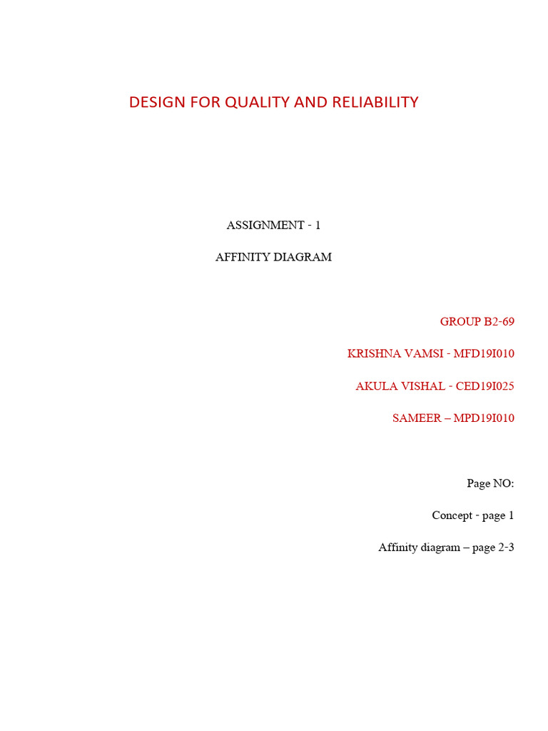 B2 69 DQR Assignment 1 | PDF