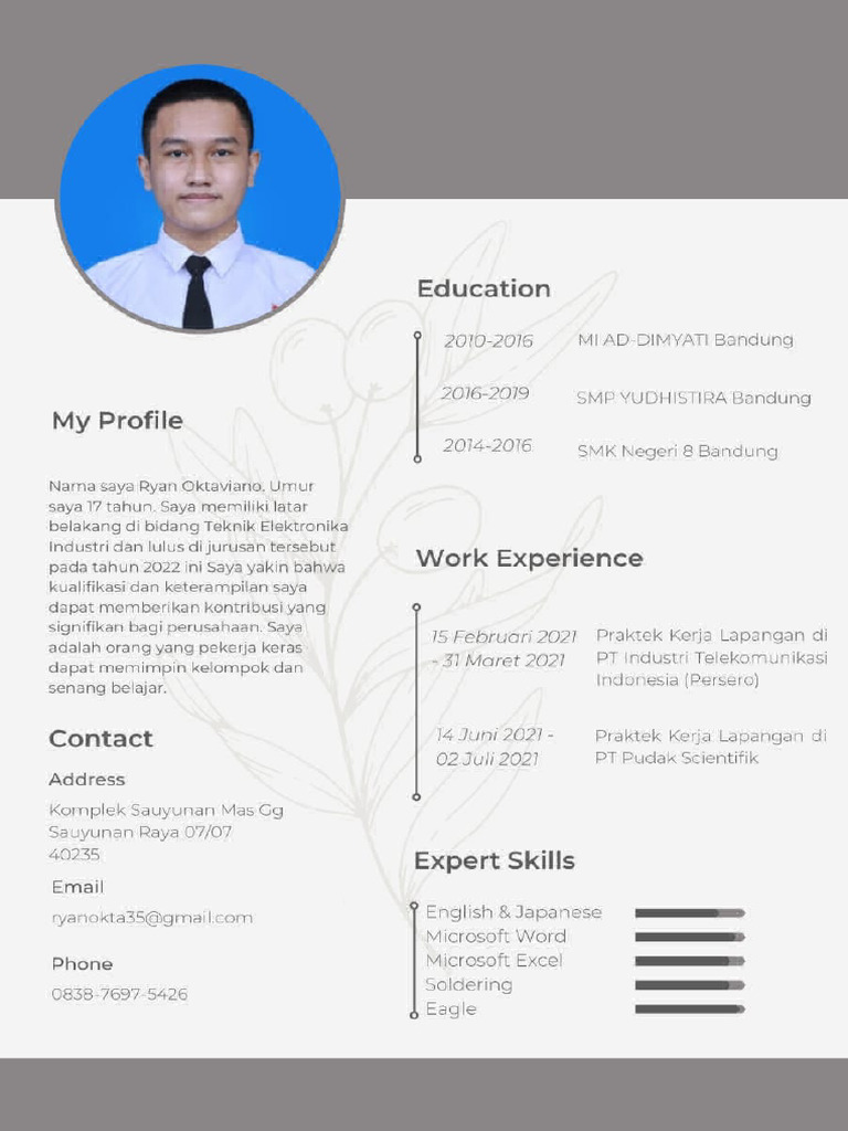 CV Ryan | PDF