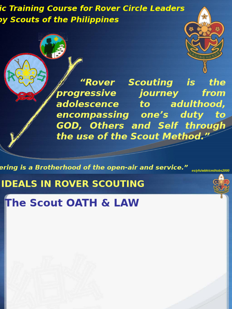 The Rover Scout Ideals | PDF | Scouting | Youth Movements