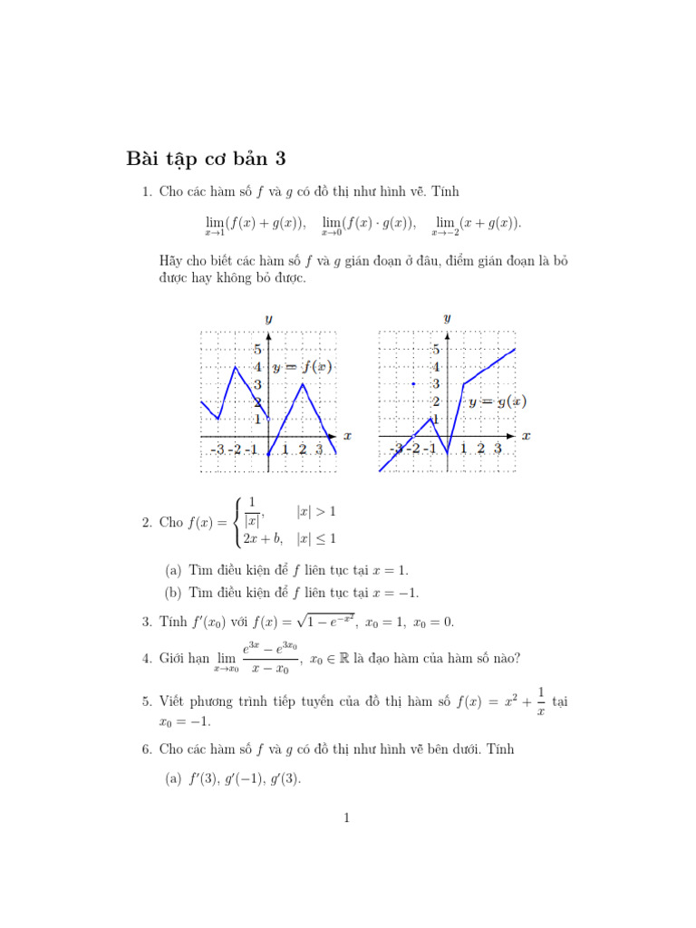 Bai Tap Co Ban 3 | PDF