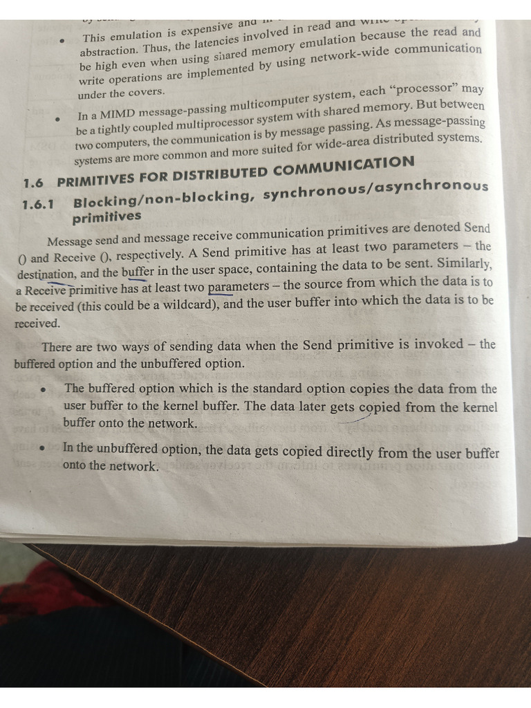 Primitives For Distributed Communication | PDF