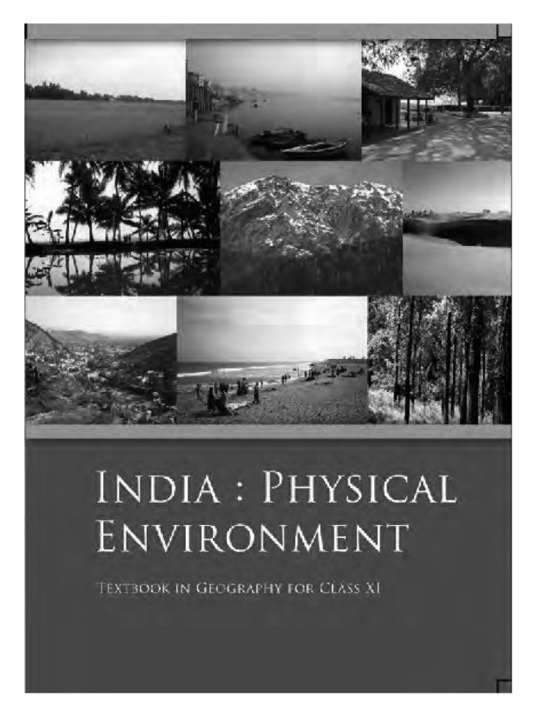 Class - 11 India - Physical Environment | PDF | Latitude | Cartography