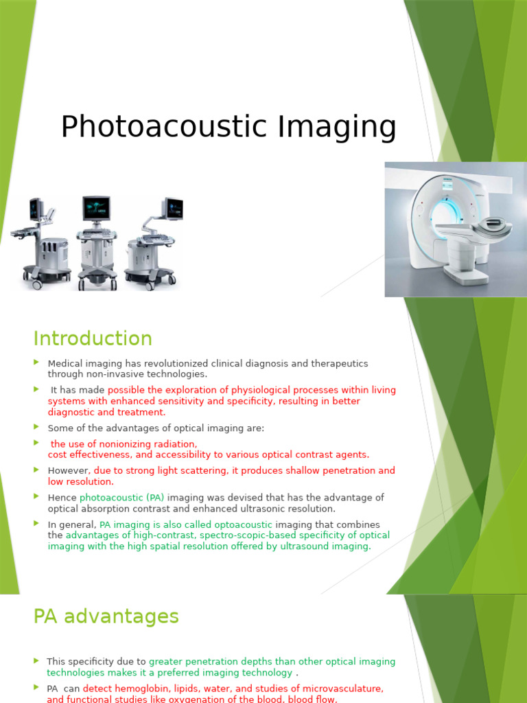 Advancements in Photoacoustic Imaging | PDF | Medical Imaging | Ultrasound