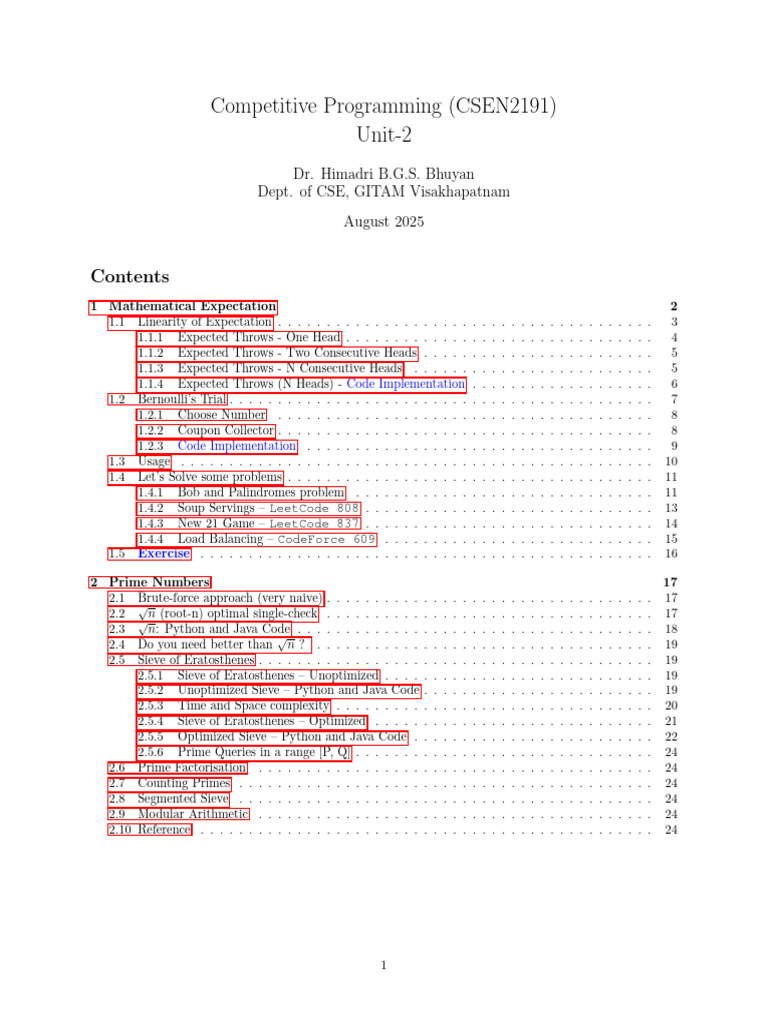 ICP Unit-3 V4 | PDF | Random Variable | Expected Value