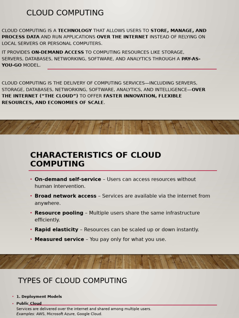 Understanding Cloud Computing Basics | PDF