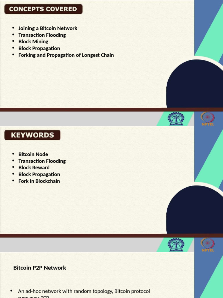 Bitcoin (Bitcoin Peer To Peer Network, Transaction Flooding, Mining, PoW) | PDF | Bitcoin ...