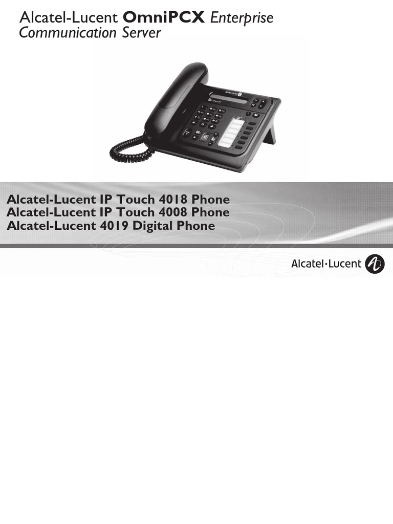 ENT PHONES IPTouch-4008-4018-4019Digital-OXEnterprise Manual 0907 PT ...