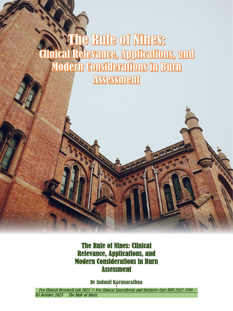 Rule of Nines in Burn Assessment | PDF | Burn | Obesity