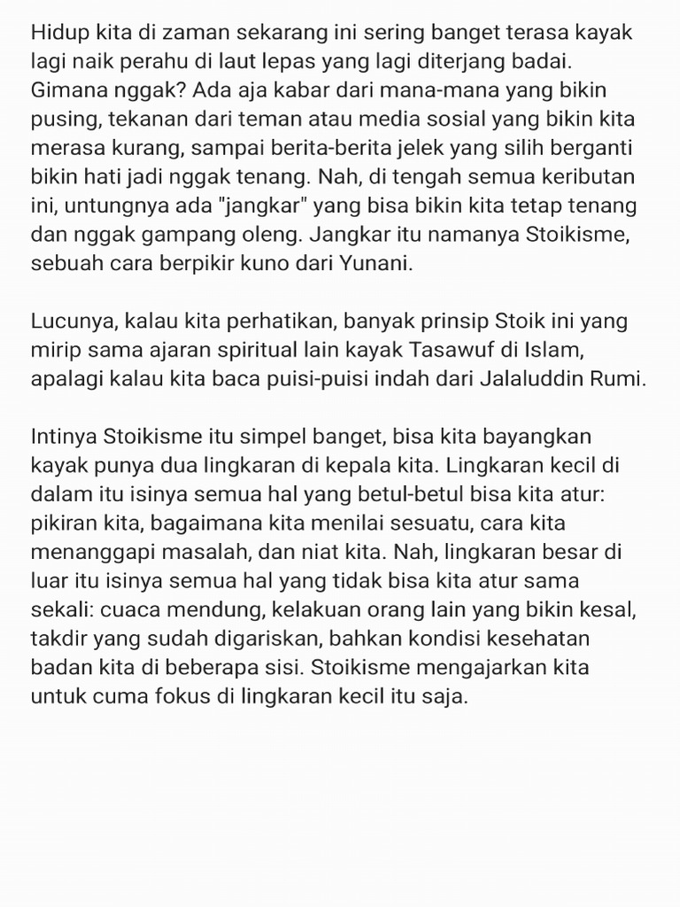 Titik Temu Tasawuf Dan Stoikisme Pdf