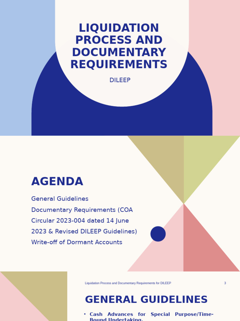 Liquidation Process and Documentary Requirements For DILEEP | PDF | Business