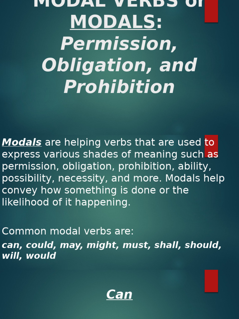 ENG9-Q1-L1-MODALS-PPT | PDF | Semantics | Morphology