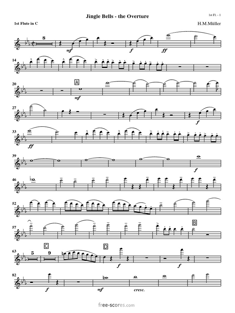 (Free Scores - Com) Ller Harald Jingle Bells The Overture Jingle Bells The Overture Voices 4957 ...