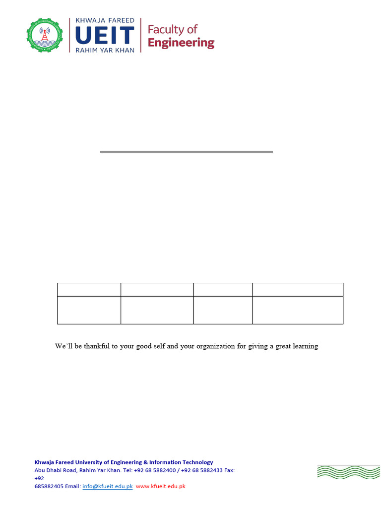 Intership Letter | PDF