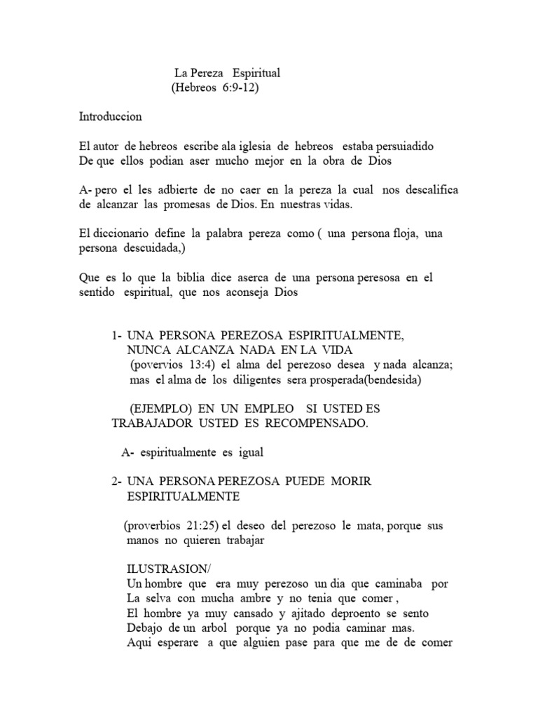 La Pereza Espiritual | PDF | Creencia religiosa y doctrina