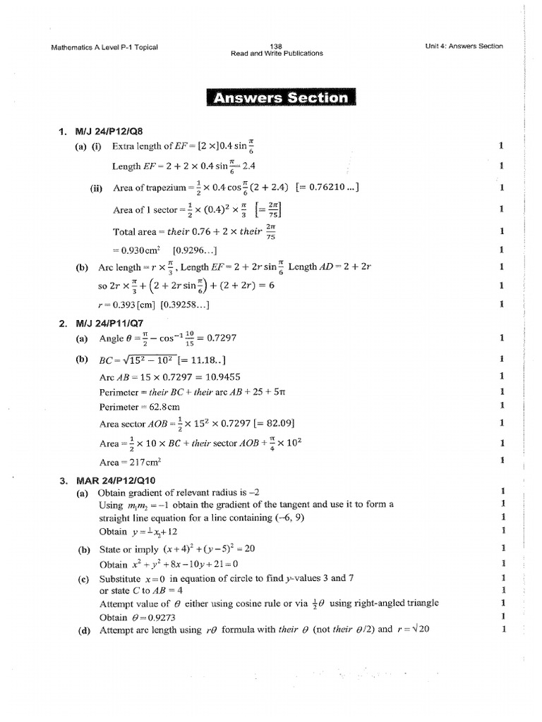 Ms Circuar Measure | PDF