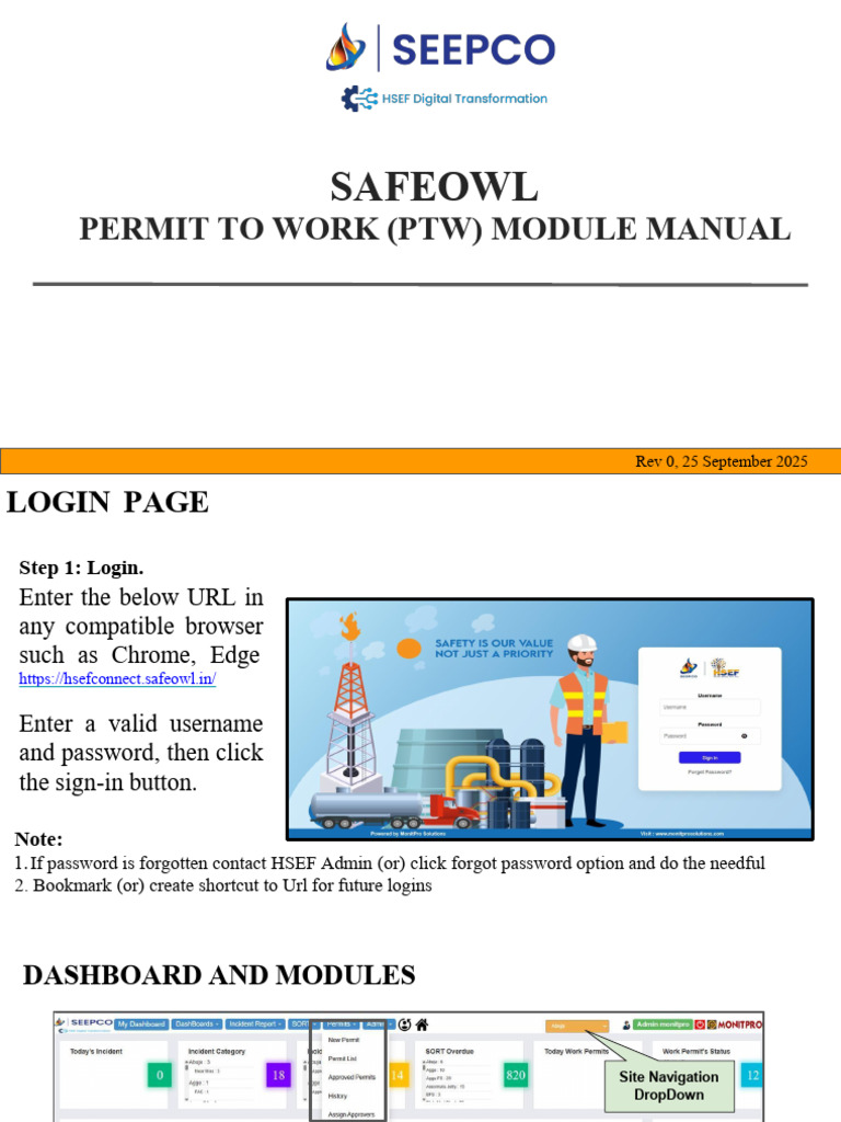 SEEPCO - PTW - Safeowl MONITPRO Manuail | PDF | System Software | Computing