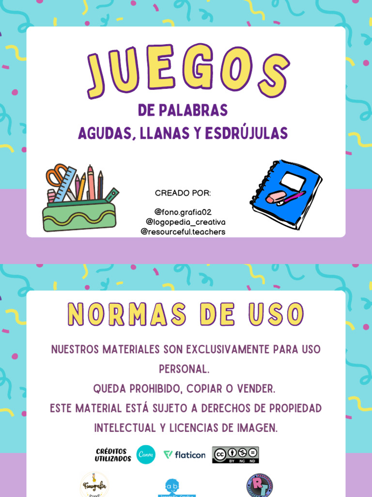 Agudas, Llanas, Esdrújulas | PDF | Estrés (lingüística)