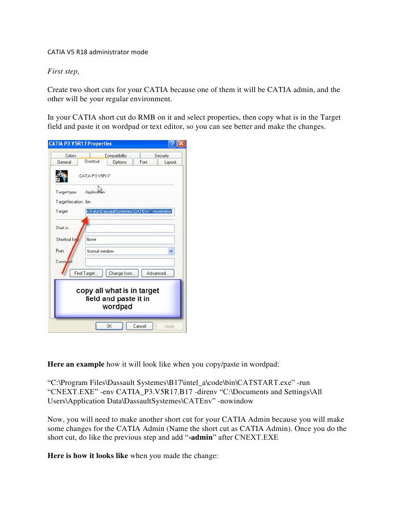 CATIA V5 R18 Administrator Mode | PDF | Directory (Computing ...