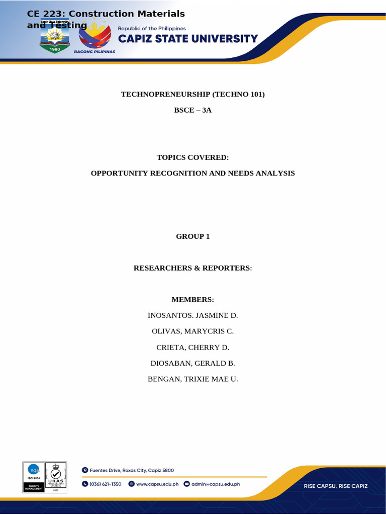 Group 1 Techno Handouts | PDF | Augmented Reality | Swot Analysis