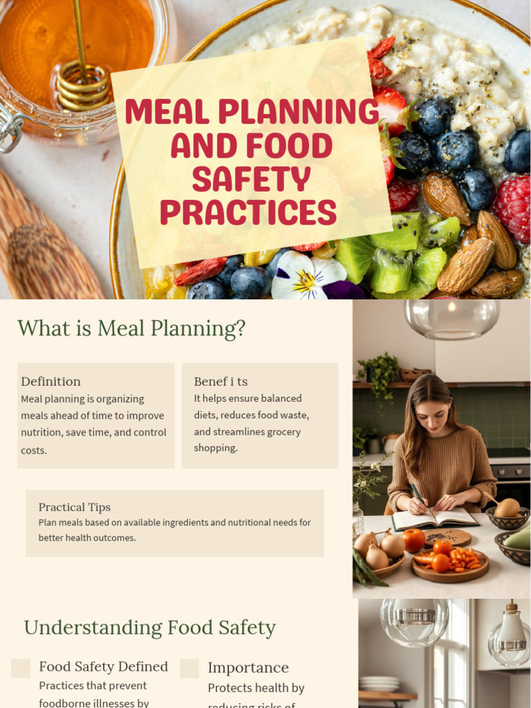 Meal Planning and The 4 Cs of Food Safety - PDF 20250509 104202 0000 | PDF