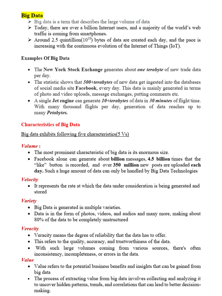 Big Data | PDF