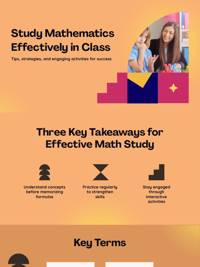 Presentation - Study Mathematics Effectively in Class - 20250809 ...