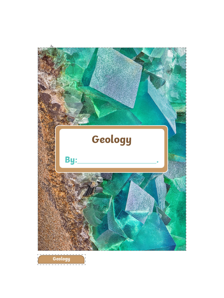 Geology Lap Book Template | PDF | Rock (Geology) | Minerals