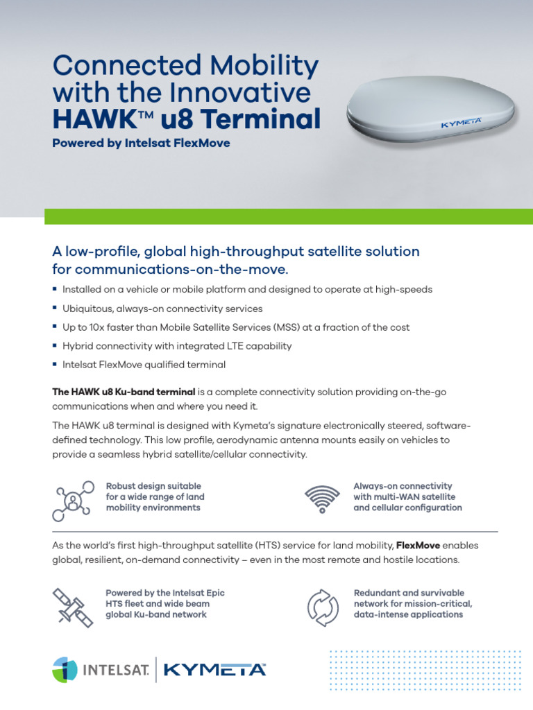 8482 FlexMove Kymeta HAWK U8 - 2023 | PDF | Computer Engineering ...