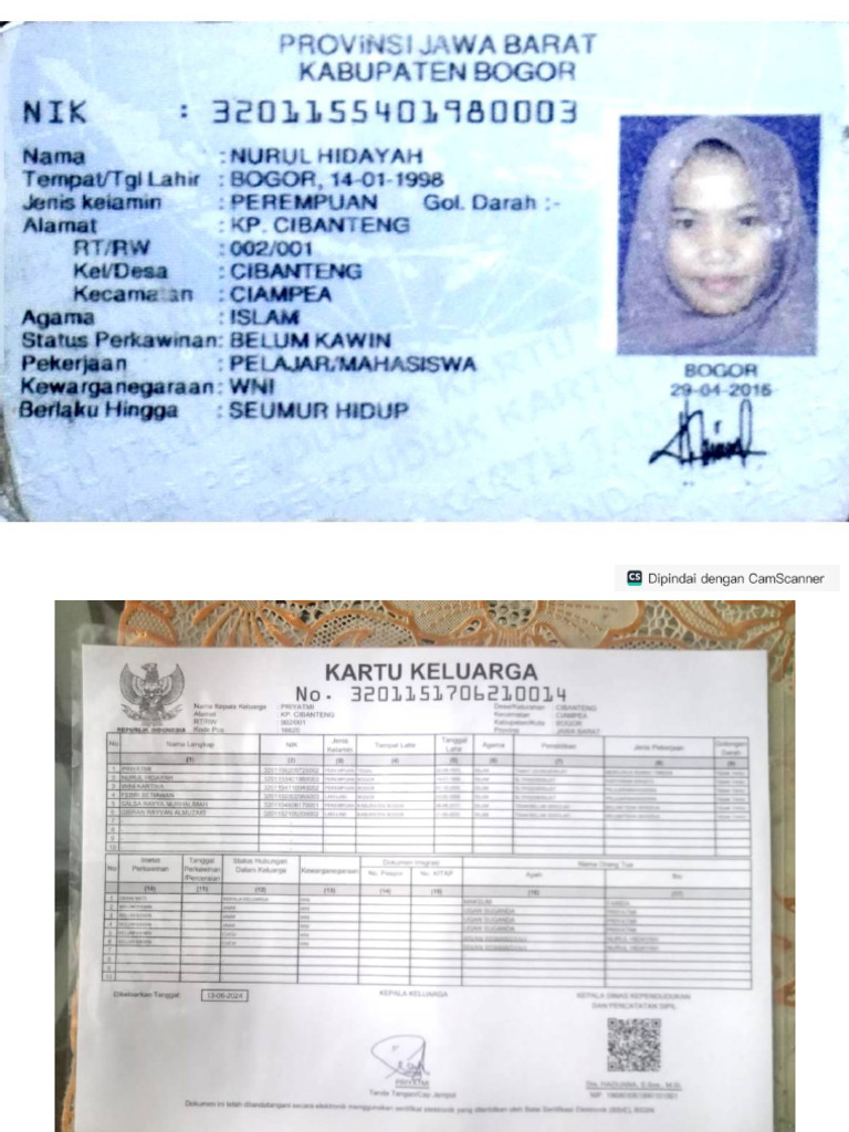 Data Adik Dan Ortu Moch Rizki Andri | PDF