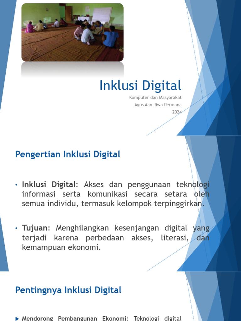 Inklusi Digital untuk Masyarakat Indonesia | PDF